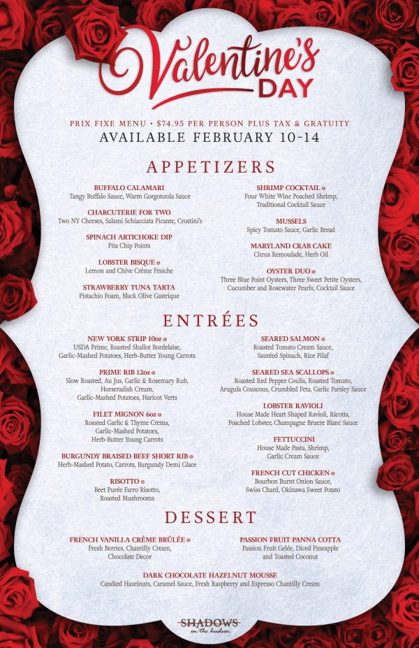 Shadows on the Hudson | Waterfront Restaurant Poughkeepsie