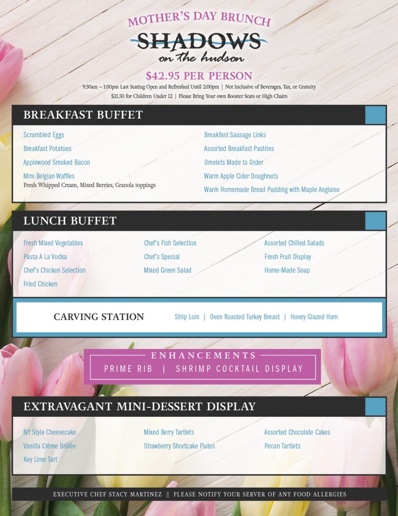 Shadows on the Hudson | Waterfront Restaurant Poughkeepsie